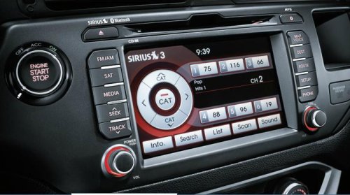 The navigation screen of the 2012 Kia Rio SX 5-door | Torque News